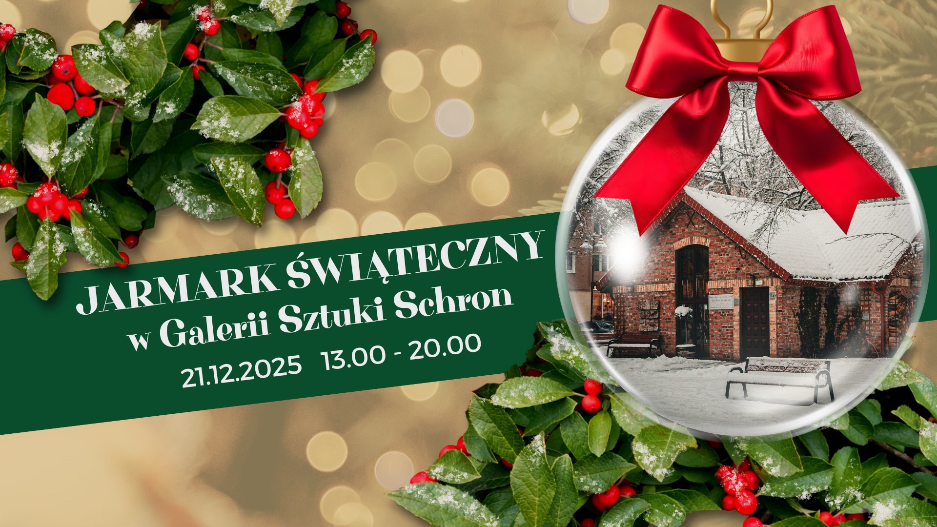 Jarmark świąteczny w Galerii Sztuki Schron – artystyczne dopełnienie ...